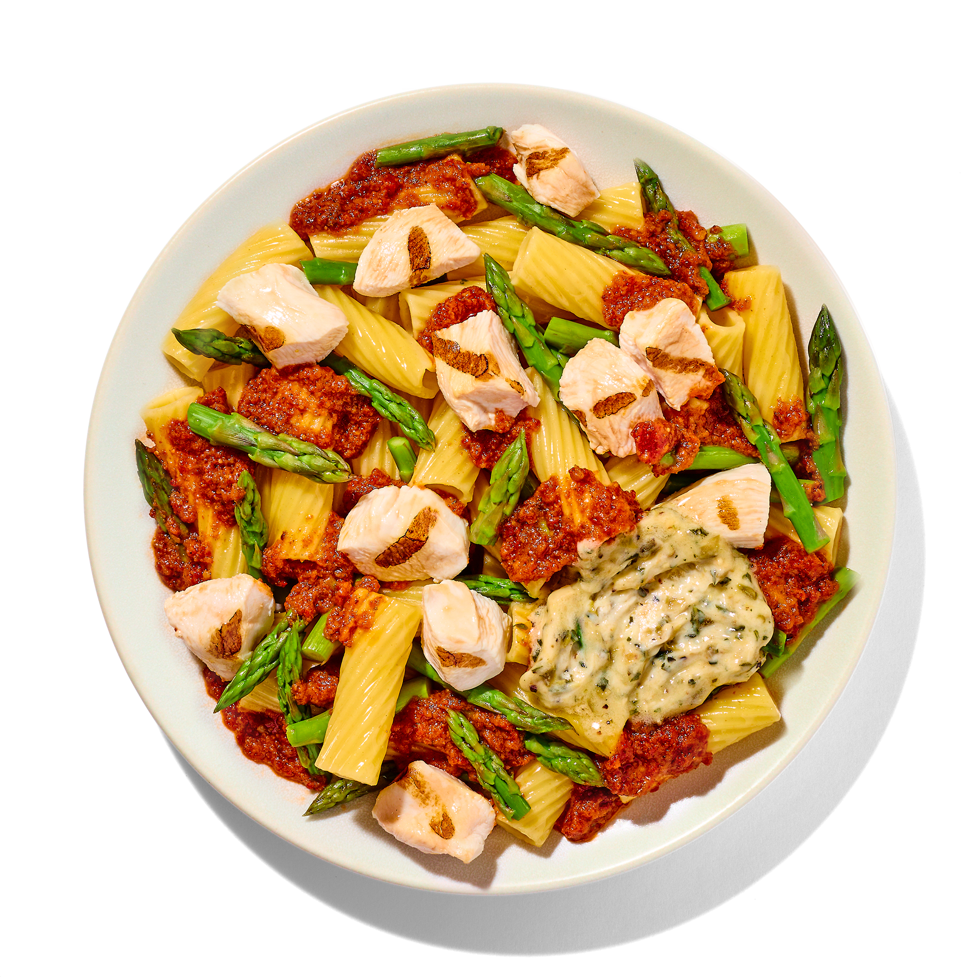 Red Pepper Chicken and Asparagus with Rigatoni – UFC Ignite